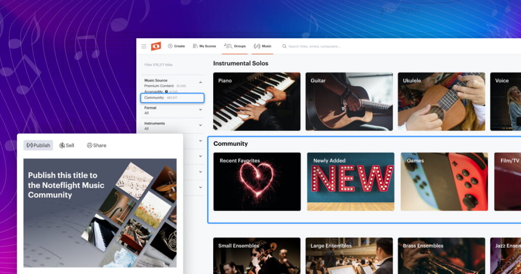 Introducing Noteflight's Newest Features! - Noteflight Notes